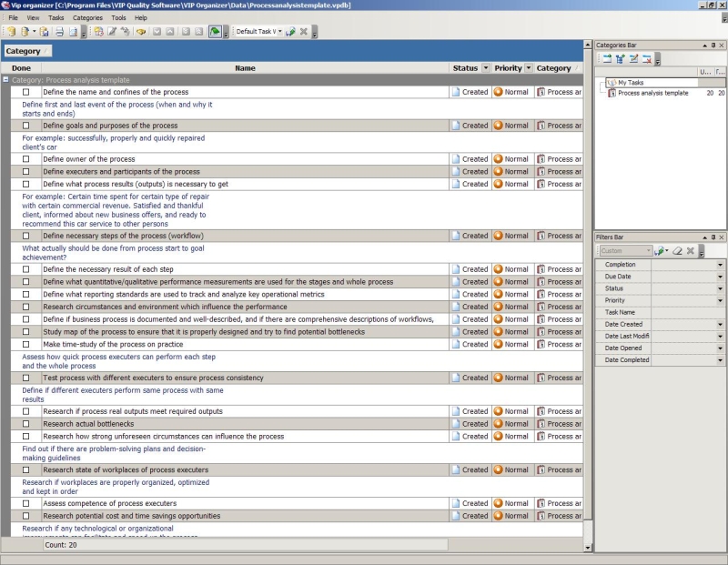Business process analysis template - To Do List, Organizer, Checklist ... Business process analysis template - To Do List, Organizer, Checklist ...